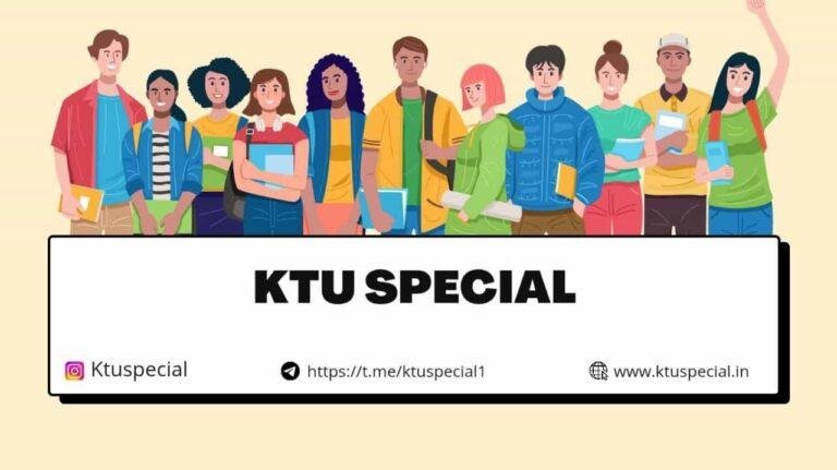 Ktu special KTU Notes and Materials for 2019 & 2024 Schemes